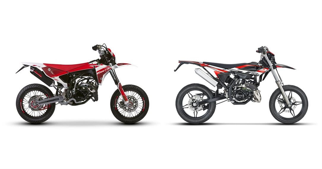 Motorrad Vergleich Fantic XM 50 Performance 2024 vs. Beta RR 50 Motard 2024
