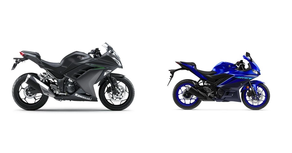 Kawasaki Ninja 300 2017 vs Yamaha R3 2024