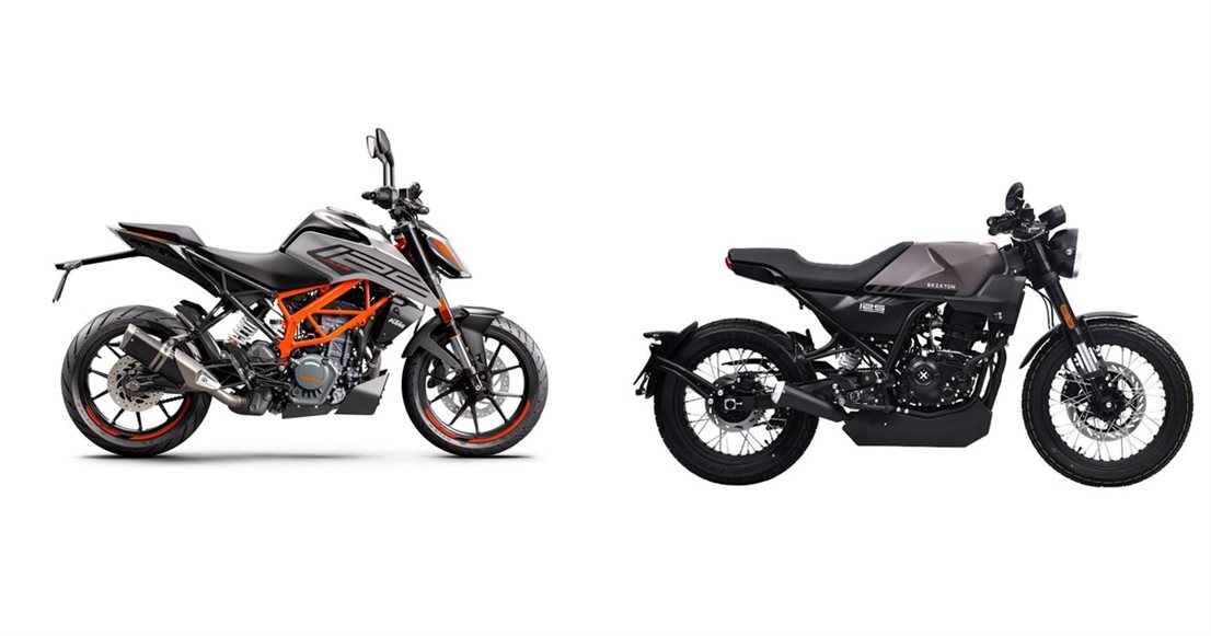 Motorrad Vergleich KTM 125 Duke 2021 vs. Brixton Crossfire 125 2024