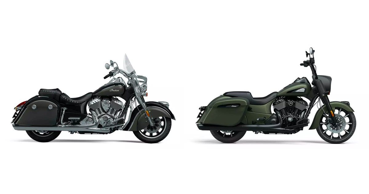 Motorrad Vergleich Indian Springfield 2024 vs. Indian Springfield Dark ...