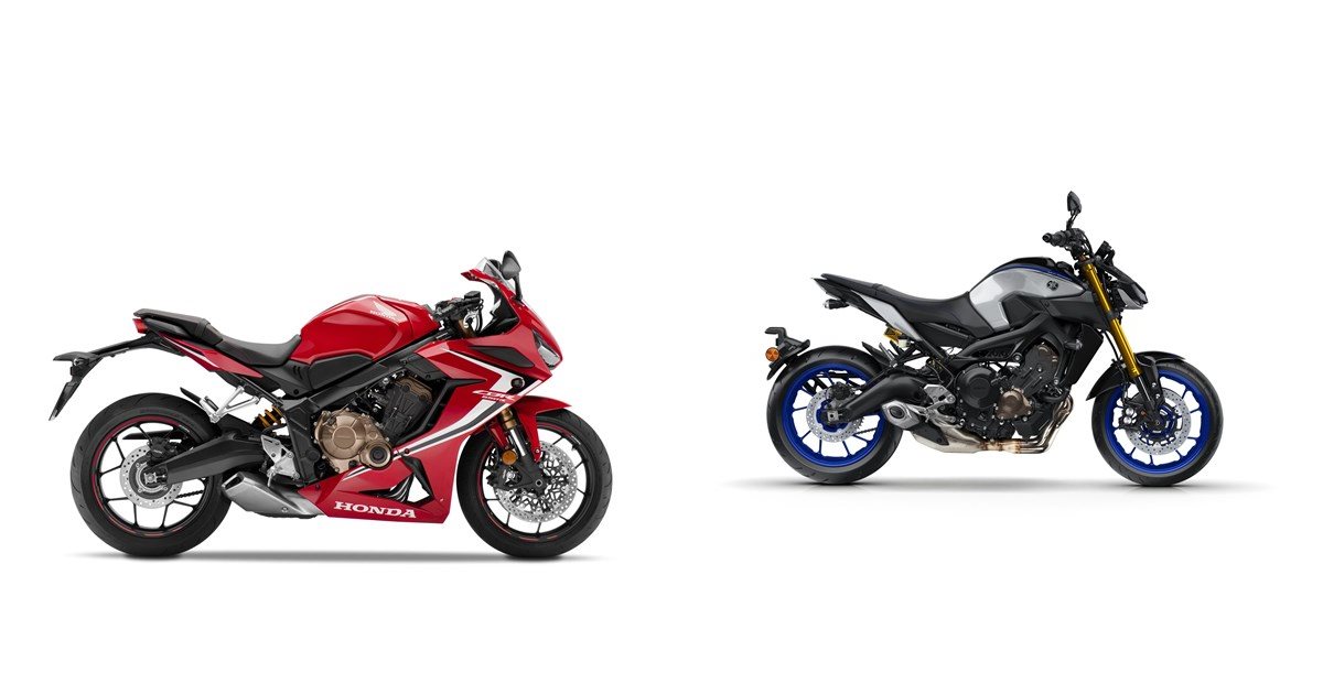 Honda CBR650R 2019 vs Yamaha MT-09 SP 2018