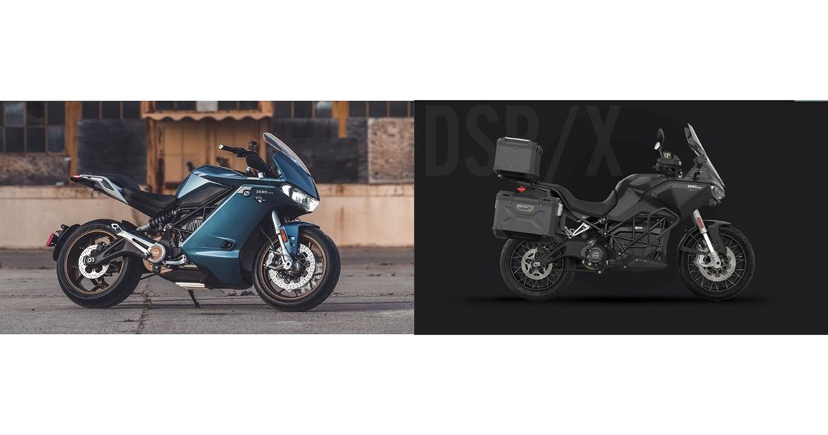 Motorrad Vergleich Zero SR/S 2020 vs. Zero DSR/X 2024