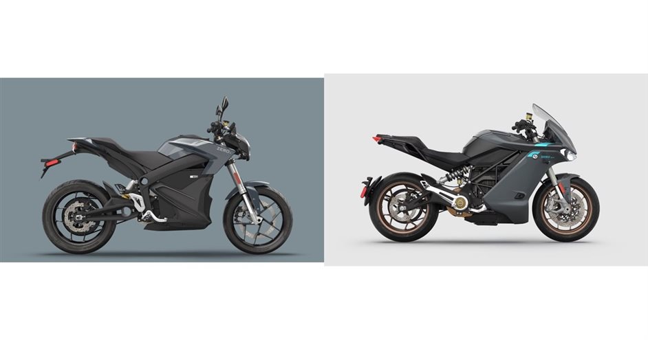 Motorrad Vergleich Zero S 2022 vs. Zero SR/S 2024