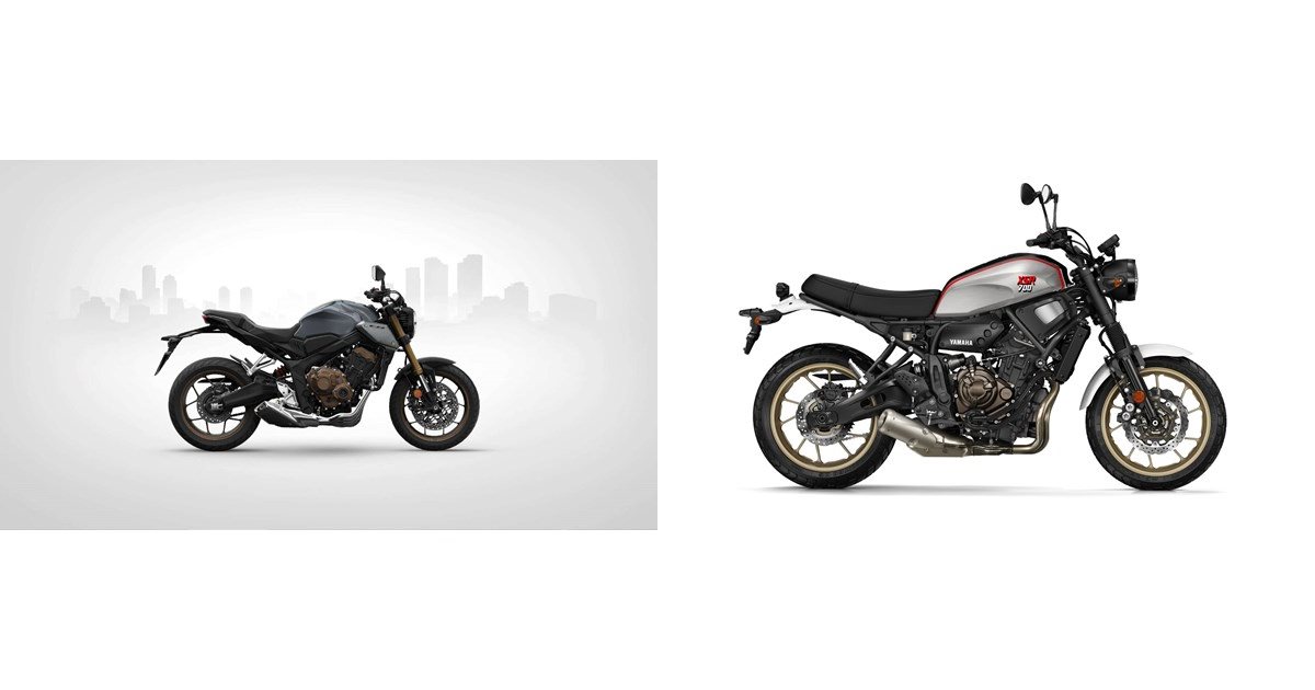 Honda CB650R 2023 vs Yamaha XSR700 XTribute 2020