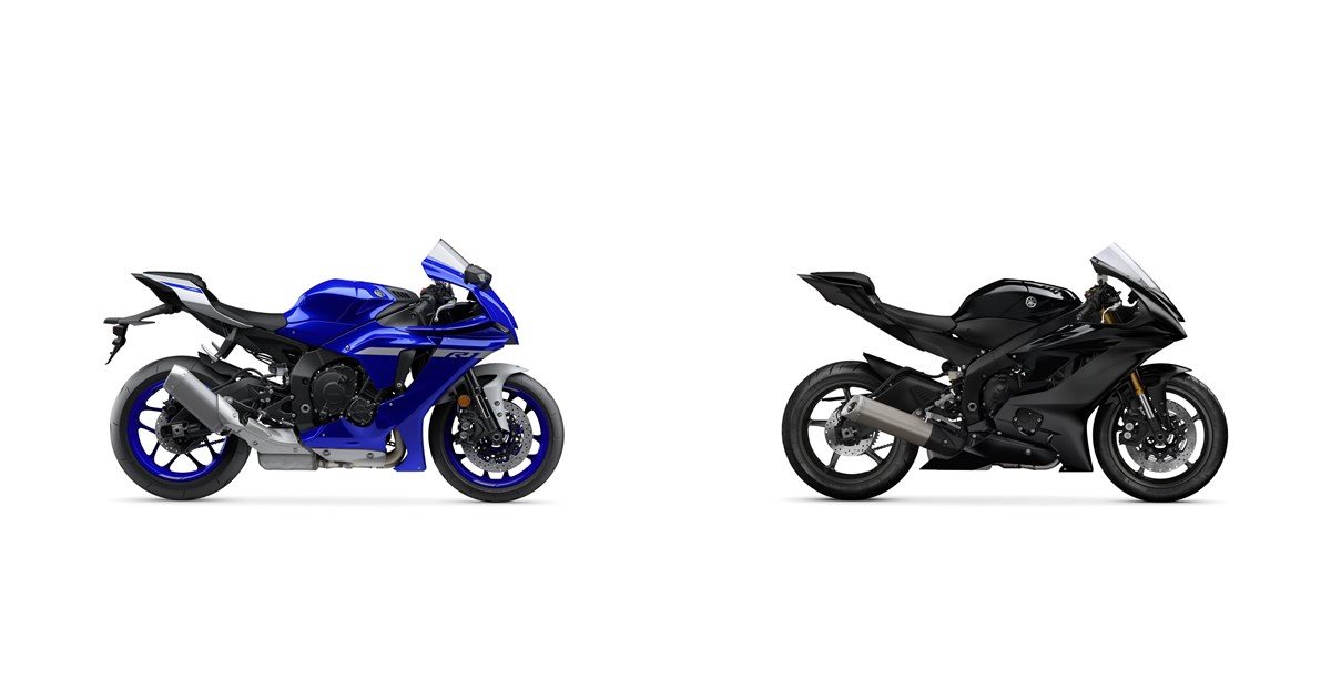 Yamaha R1 2021 vs Yamaha R6 RACE 2024