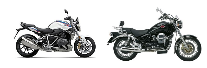 Motorrad Vergleich BMW R 1250 R 2020 vs. Moto Guzzi California Classic 2008