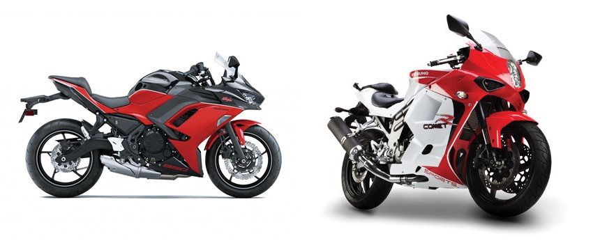 Kawasaki Ninja 650 40th Anniversary 2024 vs Hyosung GT 650iR Sport 2012