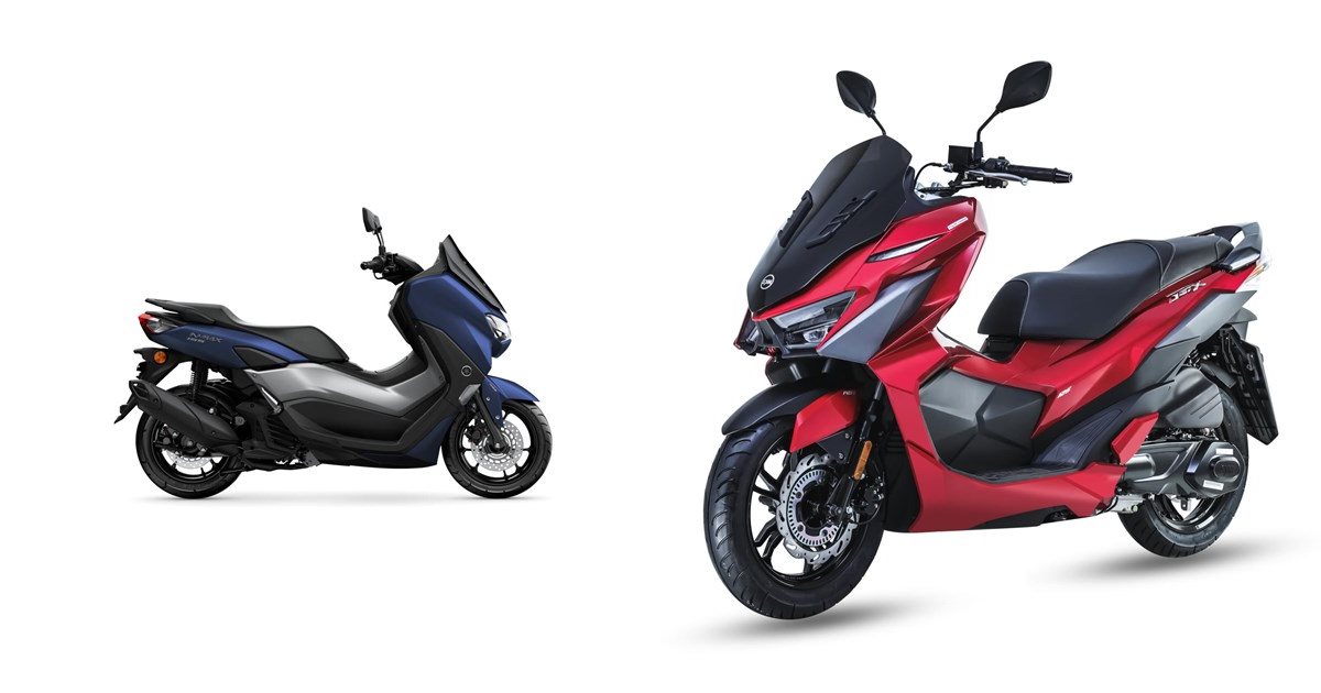 Motorrad Vergleich Yamaha NMAX 155 2022 vs. Sym Jet X 125 2024