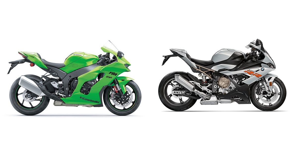 Motorrad Vergleich Kawasaki Ninja ZX-10RR 2024 vs. BMW S 1000 RR 2020