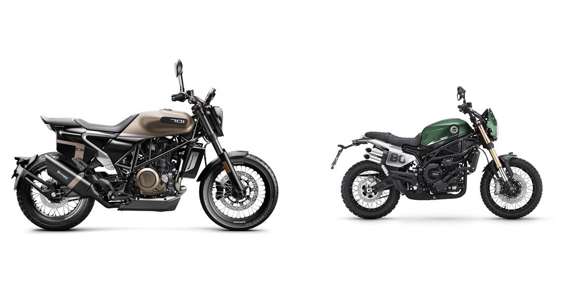 Motorrad Vergleich Husqvarna Svartpilen 701 2020 vs. Benelli Leoncino ...