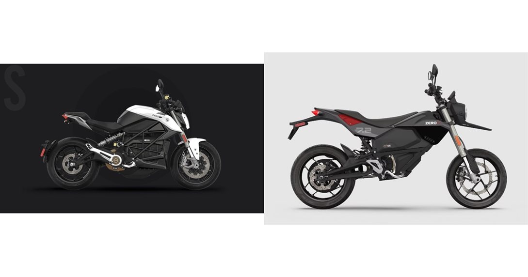 Motorrad Vergleich Zero S 2024 vs. Zero FXE 2023