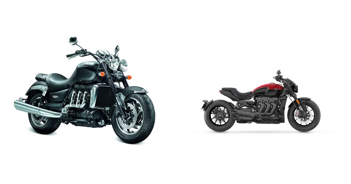 Motorrad Vergleich Triumph Rocket III Roadster 2013 vs. Triumph Rocket ...