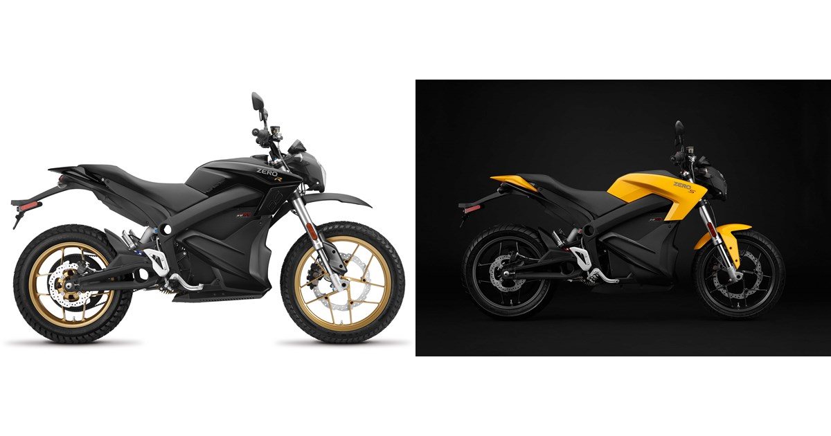 Motorrad Vergleich Zero DSR 2018 vs. Zero S 2017