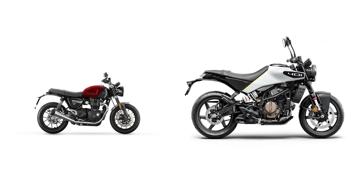 Triumph Speed Twin 1200 2024 vs Husqvarna Vitpilen 401 2024