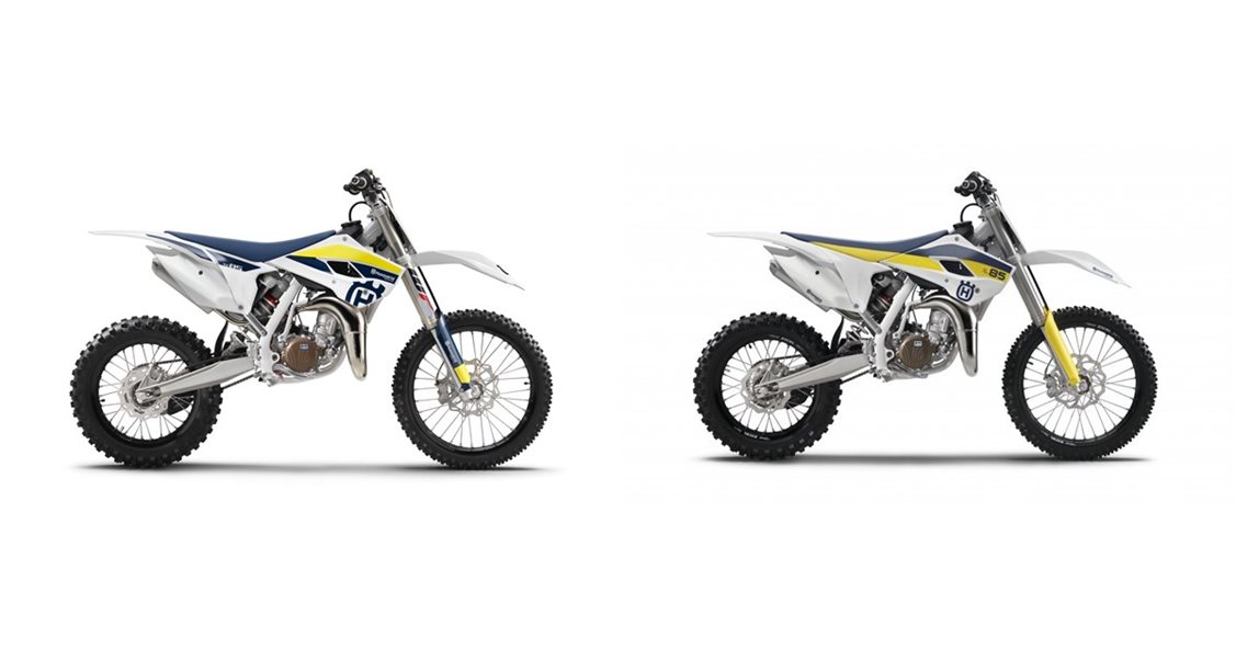 Motorrad Vergleich Husqvarna TC 85 2017 vs. Husqvarna TC 85 2015