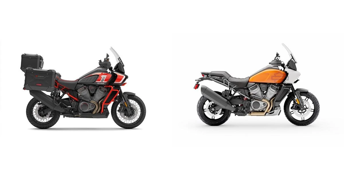Comparaison des motos Harley-Davidson CVO Pan America 2024 VS. Harley ...