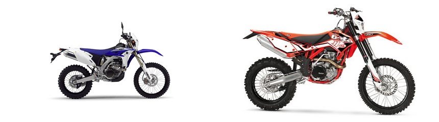 Motorrad Vergleich Yamaha WR450F 2014 vs. Beta RR 450 4T 2012