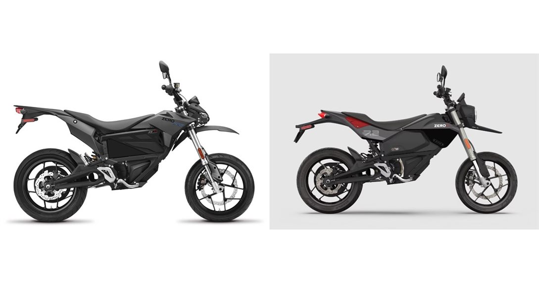 Motorrad Vergleich Zero FXS 2018 vs. Zero FXE 2023