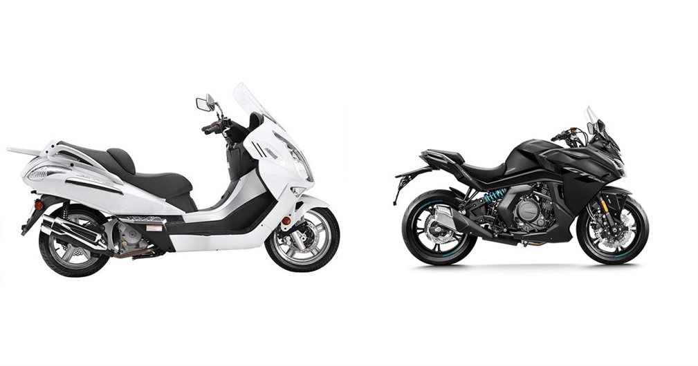 CFMOTO Jetmax 250 EFI 2019 vs CFMOTO 650 GT 2020