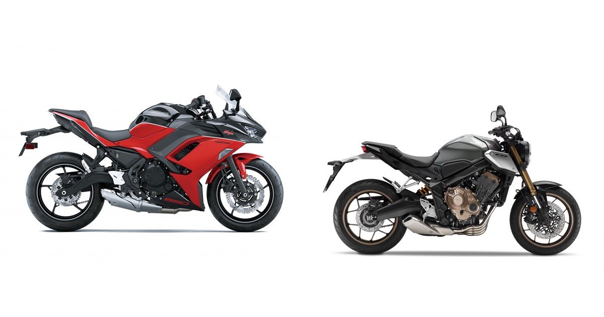 Kawasaki Ninja 650 40th Anniversary 2024 vs Honda CB650R 2022
