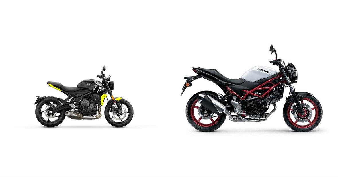Triumph Trident 660 2024 vs Suzuki SV 650 2021