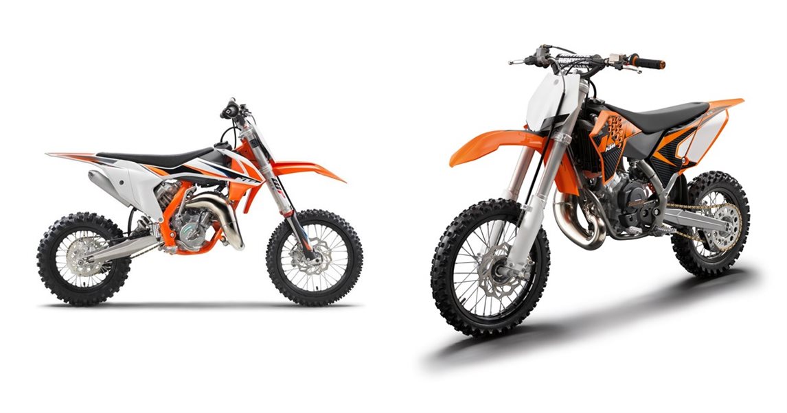 Motorrad Vergleich KTM 65 SX 2022 vs. KTM 65 SX 2013