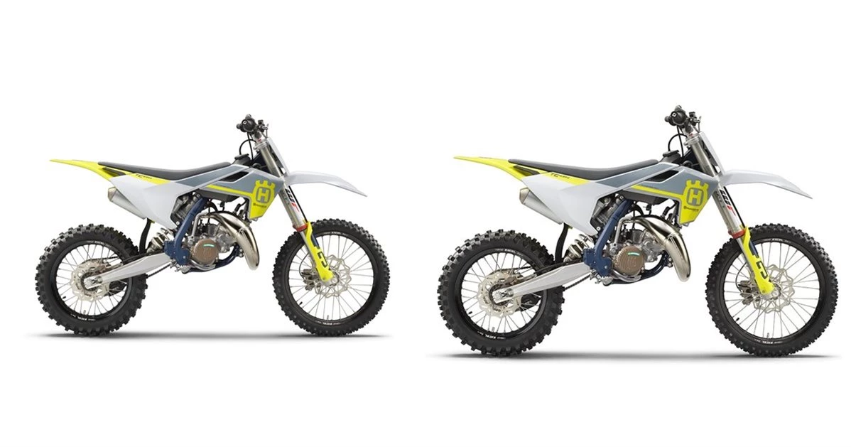 Motorrad Vergleich Husqvarna TC 85 2023 vs. Husqvarna TC 85 2024