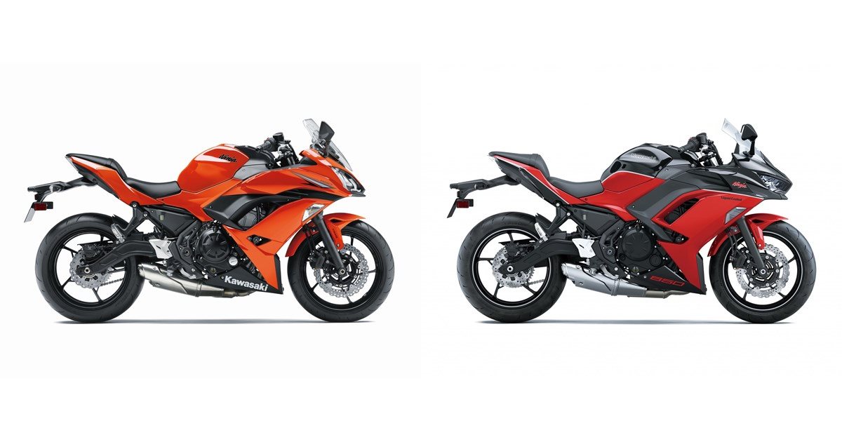 Motorrad Vergleich Kawasaki Ninja 650 2017 vs. Kawasaki Ninja 650 40th ...