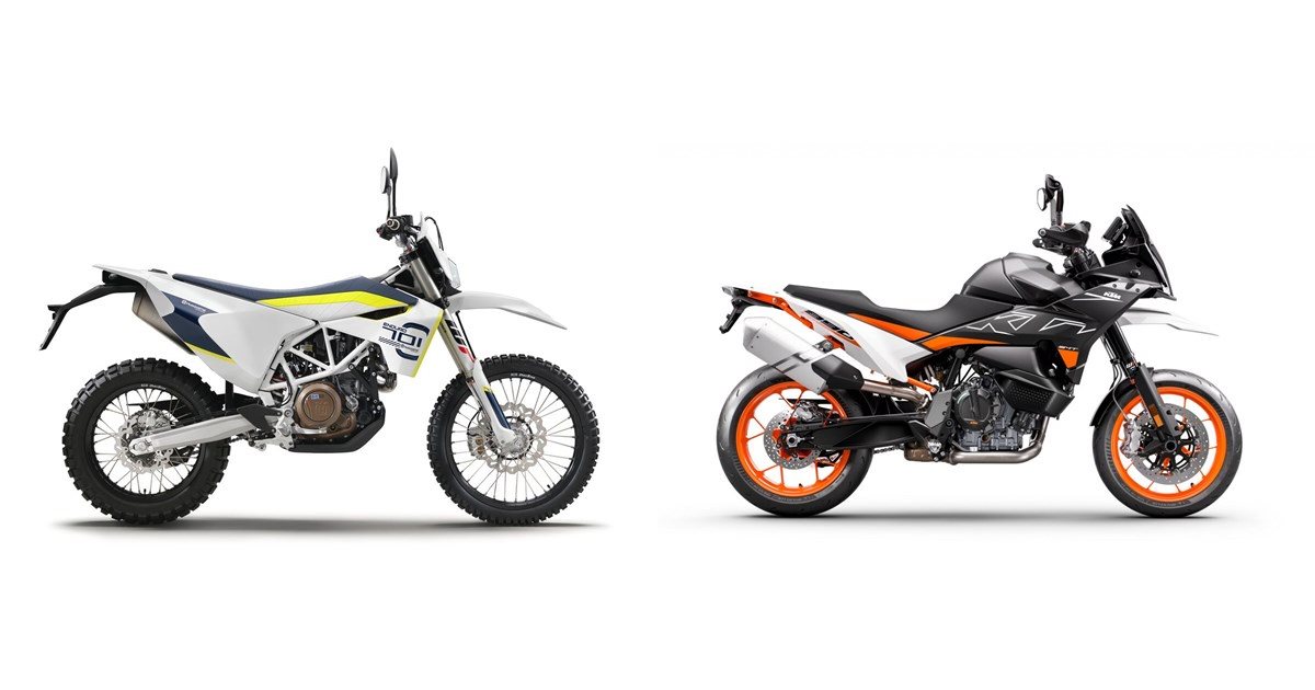 Husqvarna 701 Enduro 2019 vs KTM 890 SMT 2023