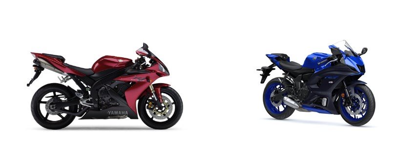 Motorrad Vergleich Yamaha R1 2005 vs. Yamaha R7 2021
