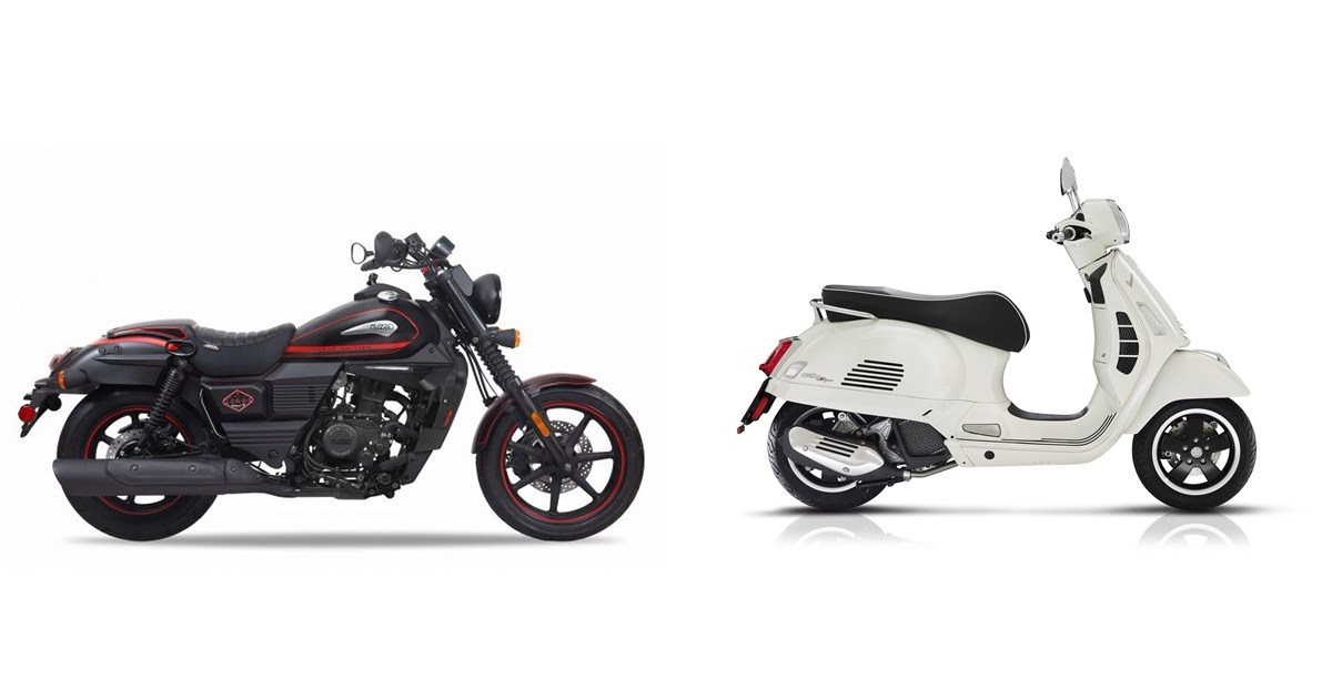 Motorrad Vergleich United Motors UM Renegade Vegas 125 2024 vs. Vespa GTS 125 ie Super 2020