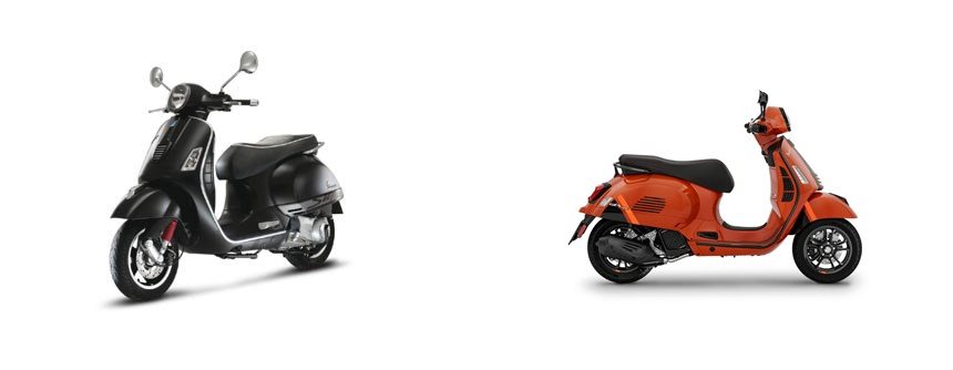 Motorrad Vergleich Vespa GTS 125 i.e. Super Sport 2012 vs. Vespa GTS 125 Super Sport 2024