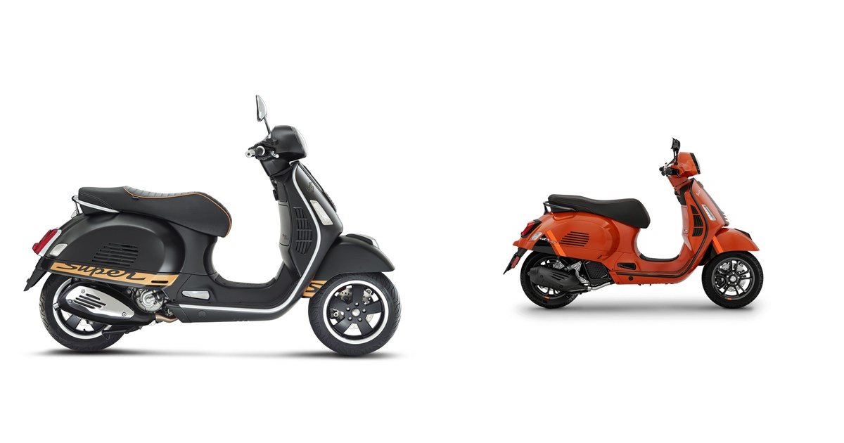 Motorrad Vergleich Vespa GTS 125 i.e. Super Sport 2014 vs. Vespa GTS 125 Super Sport 2023