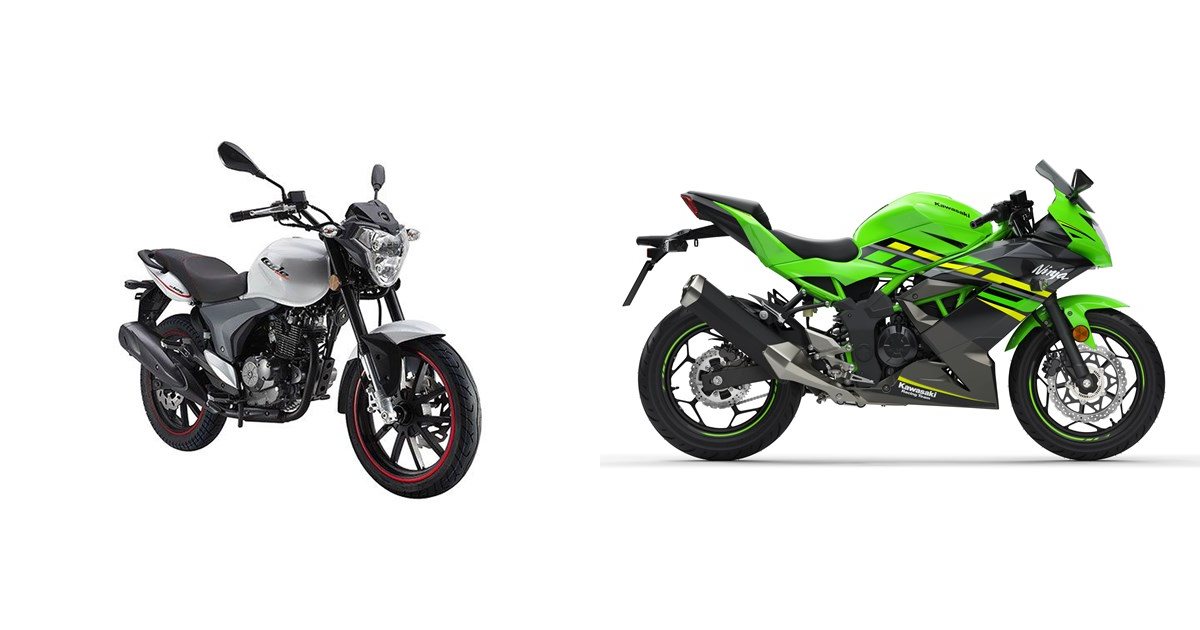 Motorrad Vergleich KSR Moto Code 125 2019 vs. Kawasaki Ninja 125 2019