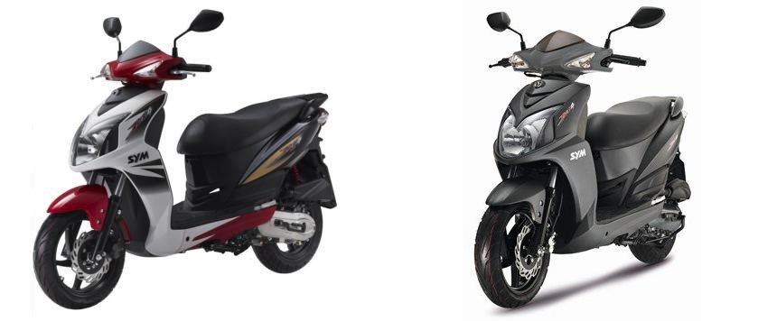 Motorrad Vergleich Sym Jet 4 125 2011 vs. Sym Jet 4 50 2014