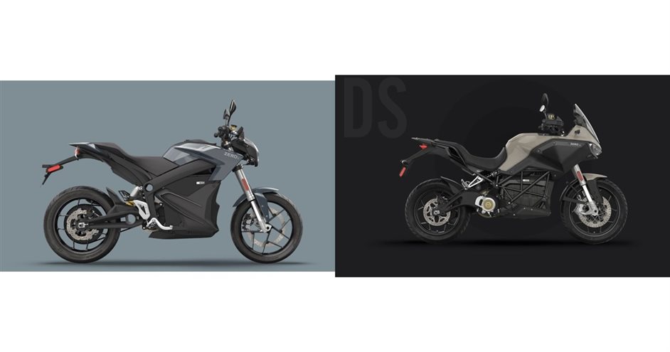 Motorrad Vergleich Zero S 2023 vs. Zero DS 2024