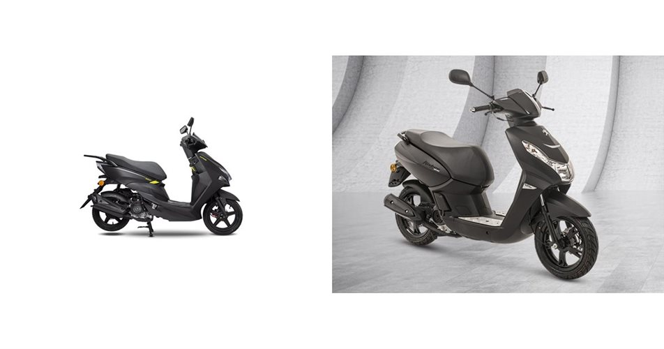 Motorrad Vergleich Motron Breezy 50 2024 Vs Peugeot Kisbee 50 4t Black