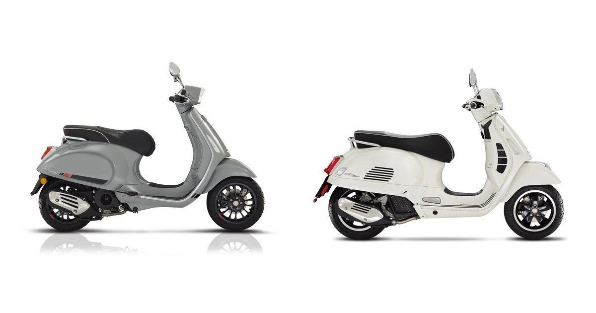 Motorrad Vergleich Vespa Sprint 125ie 3v S 2018 vs. Vespa GTS 125 Super iGET 2021