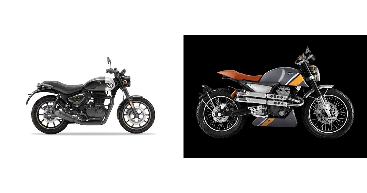 Motorrad Vergleich Royal Enfield HNTR 350 2023 vs. FB Mondial HPS 125i 2018