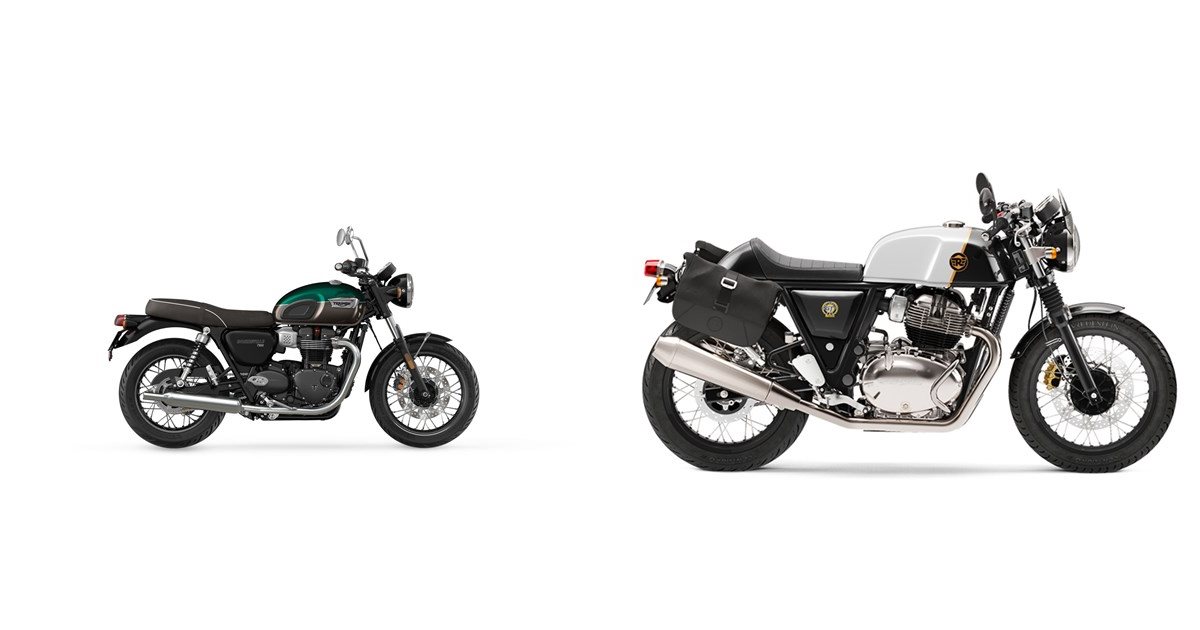 Triumph Bonneville T100 2024 vs Royal Enfield Continental GT 650 ...