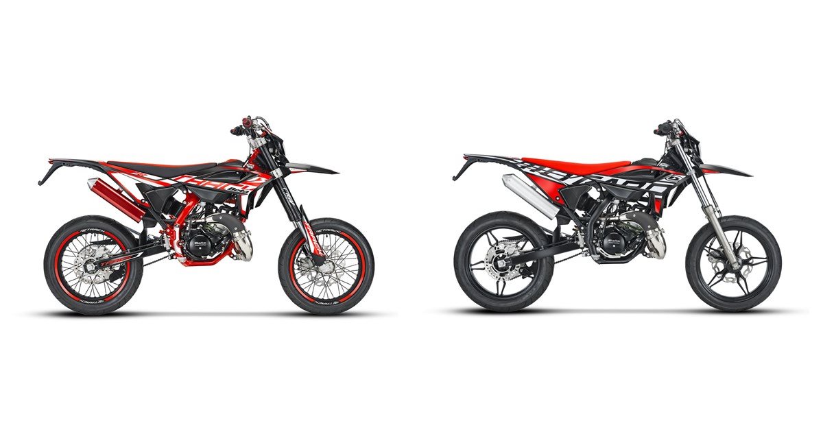 Motorrad Vergleich Beta RR 50 Motard Track 2024 vs. Beta RR 50 Motard 2021