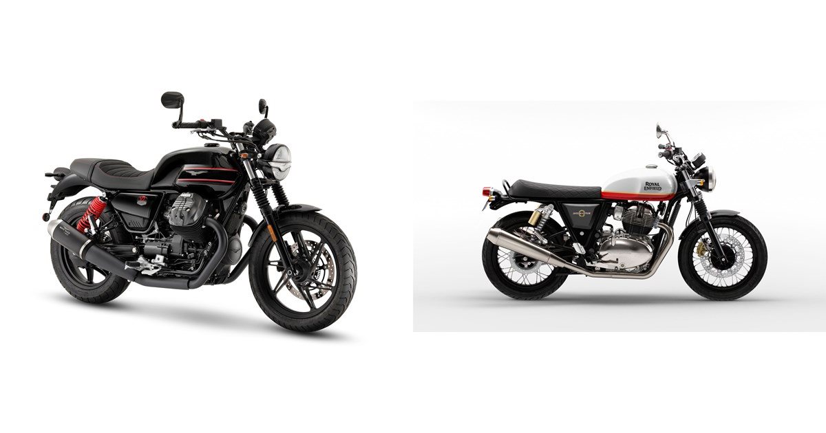 Moto Guzzi V7 Stone Special Edition 2022 vs Royal Enfield Interceptor ...