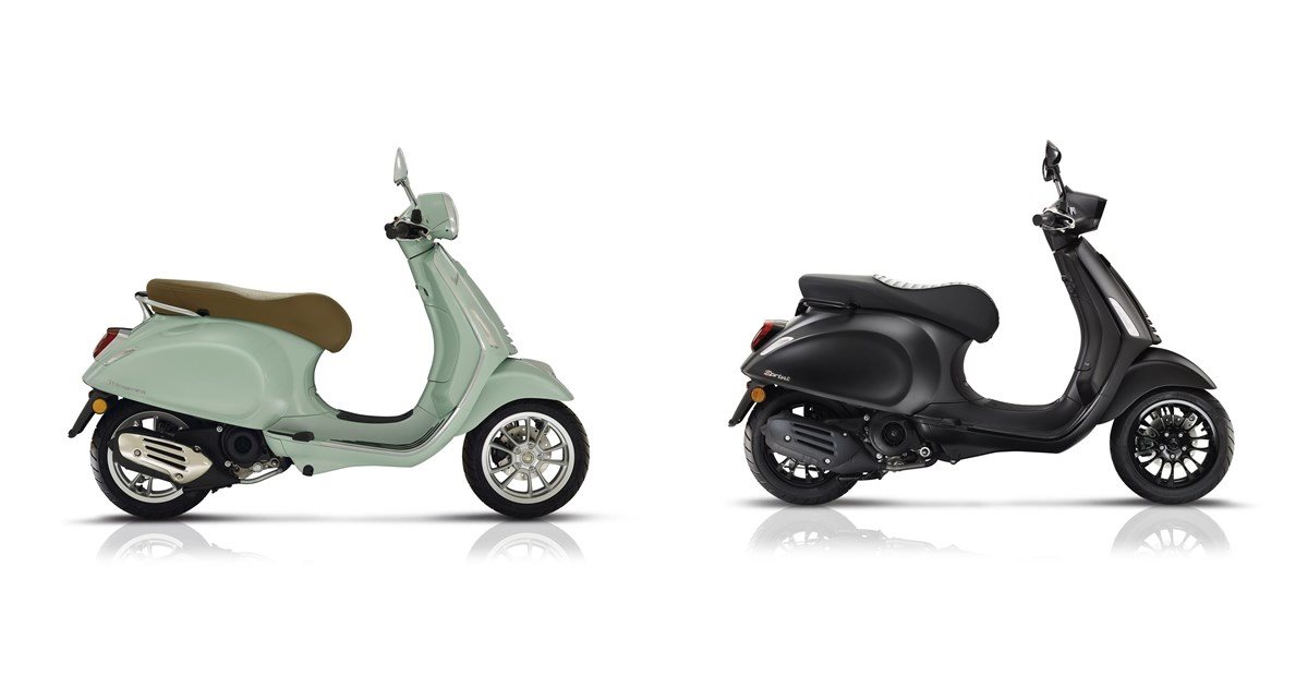 Motorrad Vergleich Vespa Primavera 50 4t 2021 Vs Vespa Sprint 125 Iget