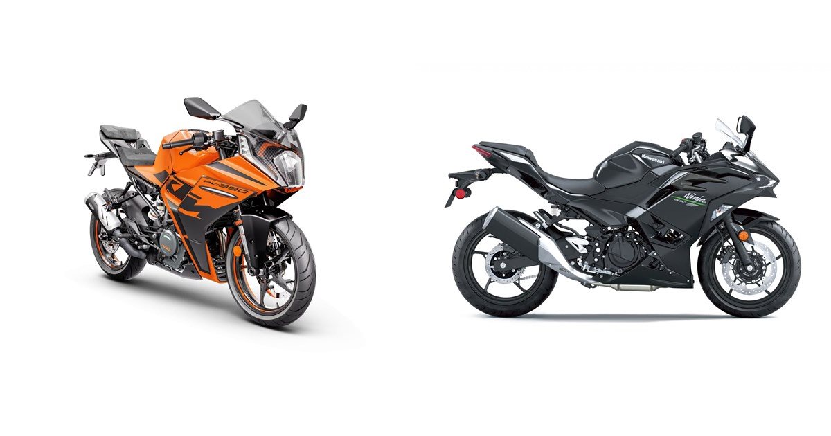 KTM RC 390 2022 vs Kawasaki Ninja 500 2024