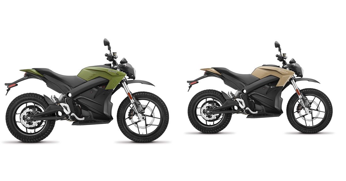 Motorrad Vergleich Zero DS 2018 vs. Zero DS 2019