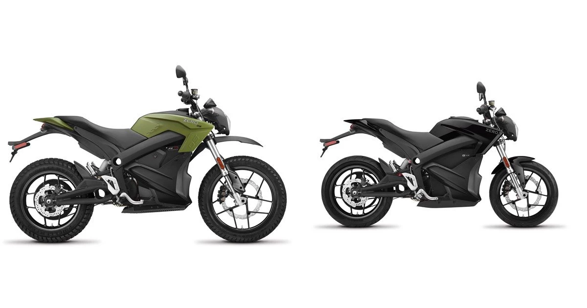 Motorrad Vergleich Zero DS 2018 vs. Zero S 2019