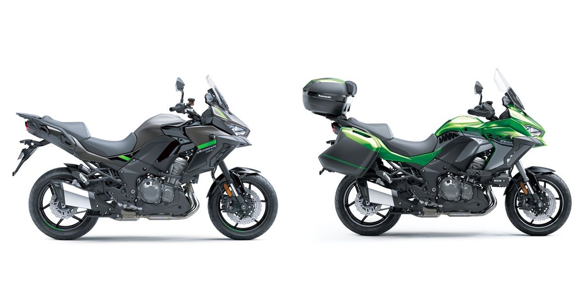 Motorrad Vergleich Kawasaki Versys 1000 2024 vs. Kawasaki Versys 1000 ...