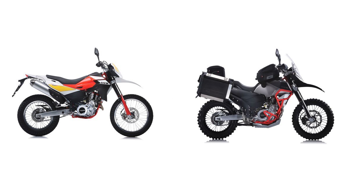 SWM RS 650 R 2016 vs SWM Super Dual 650 2018