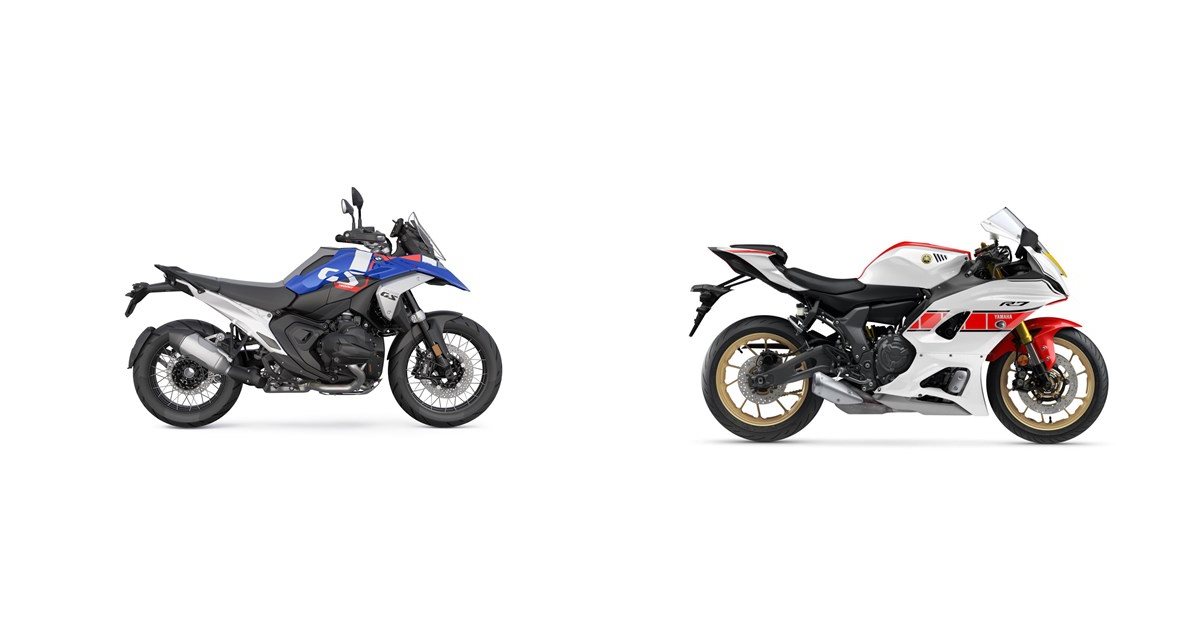 BMW R 1300 GS 2024 vs Yamaha R7 World GP 60th Anniversary 2021