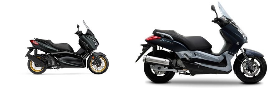 Yamaha XMAX 125 Tech MAX 2022 vs Yamaha XMAX 125 2009